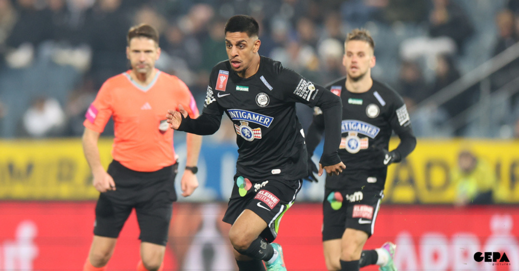 Aus dem Topspiel: SK Sturm Graz-Trikot von Manprit Sarkaria